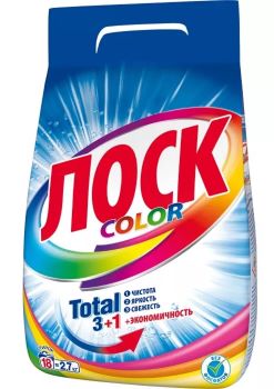 Порошок стиральный для цветного белья ЛОСК Color 2,7кг - купить – Профснаб